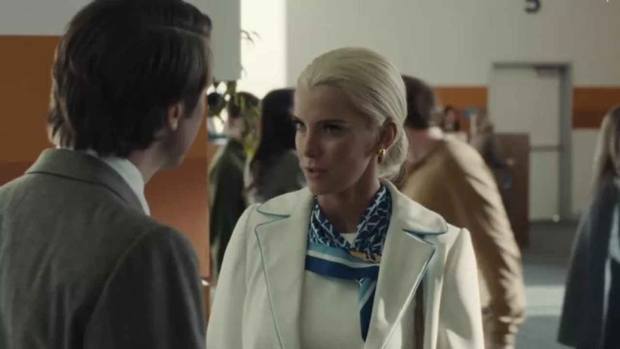 Printed Scarf worn by Maureen Kane Dean (Betty Gilpin) as seen in ...