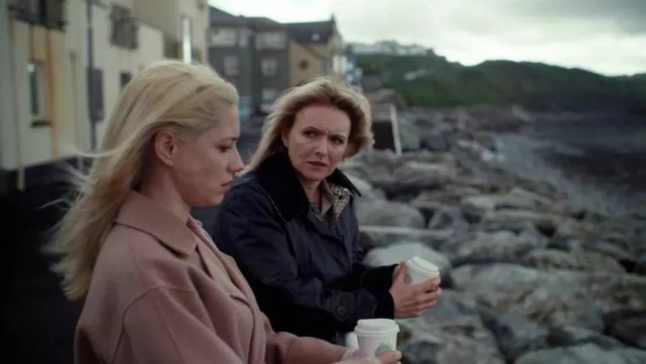 Trench coat worn by Val Ahern (Dervla Kirwan) as seen in Smother TV ...
