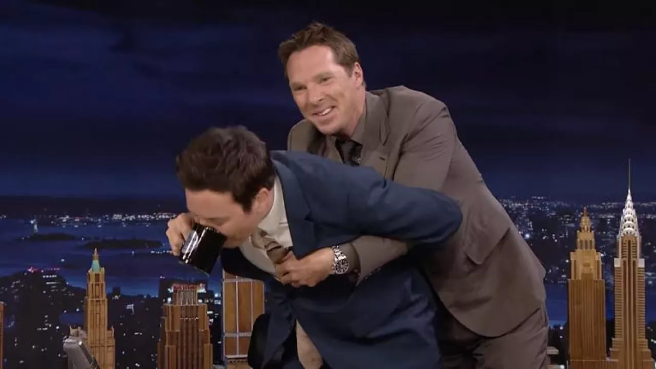 Steel Watch worn by Benedict Cumberbatch as seen in The Tonight Show ...