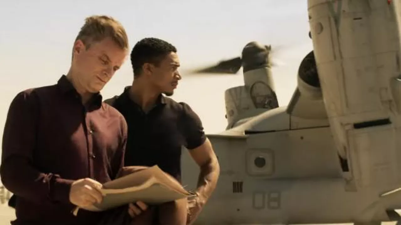 Burgundy formal Shirt worn by Jasper Briggs (Shea Whigham) as seen in ...