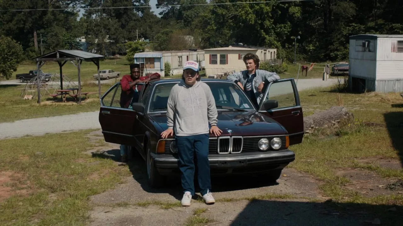 Blue Pants worn by Dustin Henderson (Gaten Matarazzo) as seen in ...