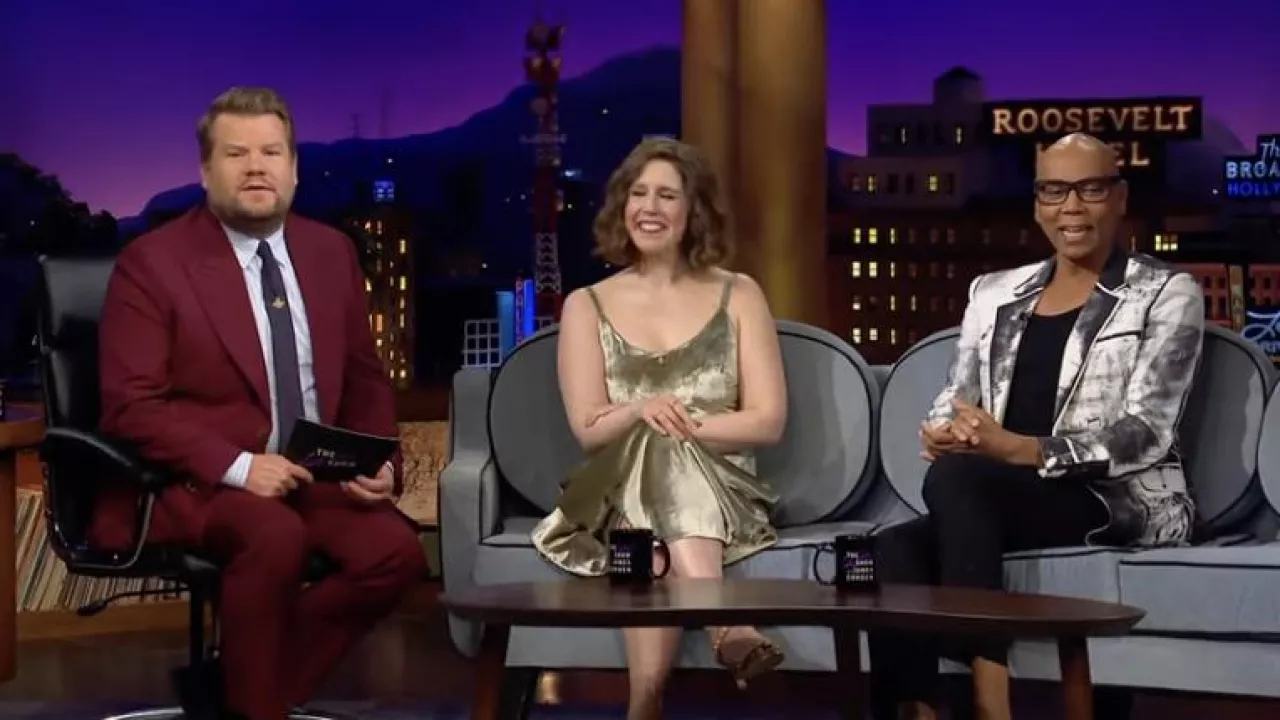 Blazer jacket worn by RuPaul in The Late Late Show with James Corden on ...