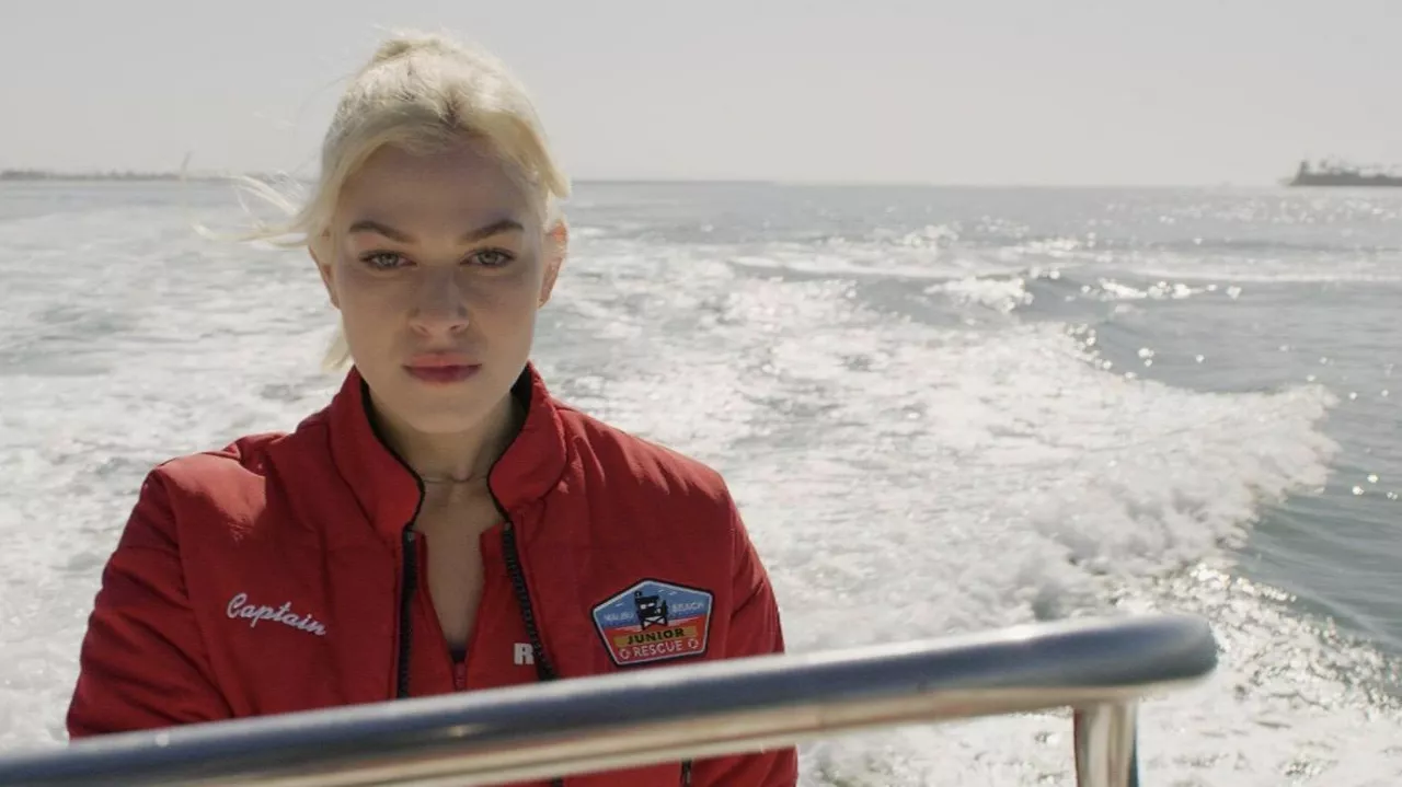 Malibu Beach Juniro Rescue 'Captain' Jacket in red worn by Dylan ...