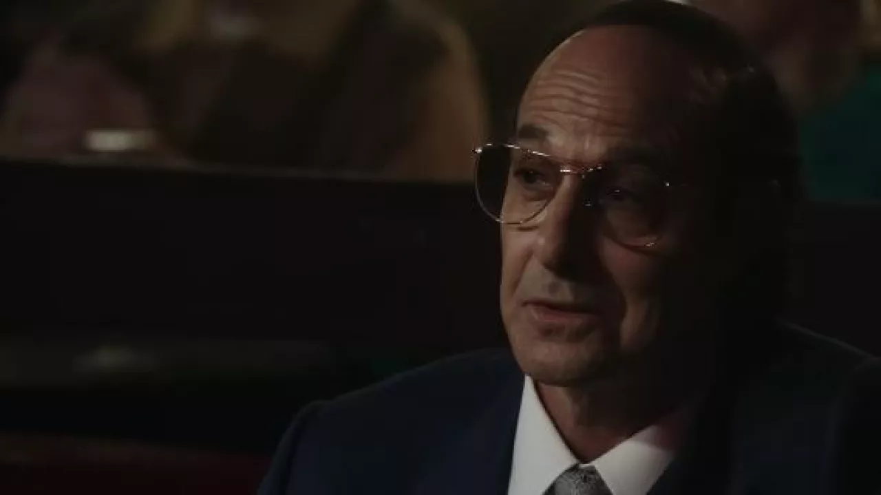 Eyeglasses worn by Clive Davis (Stanley Tucci) as seen in I Wanna Dance ...