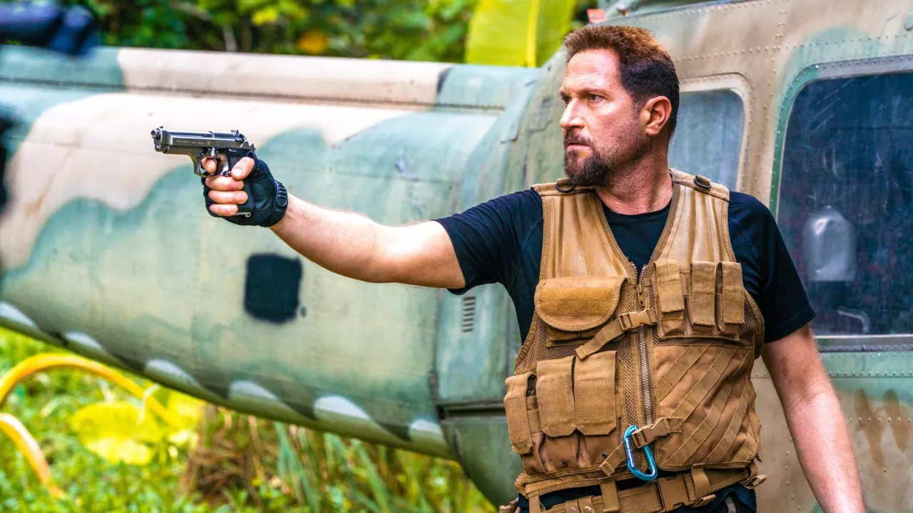 The tactical vest worn by Jean-Marc Bastos (François Damiens) in Jack ...