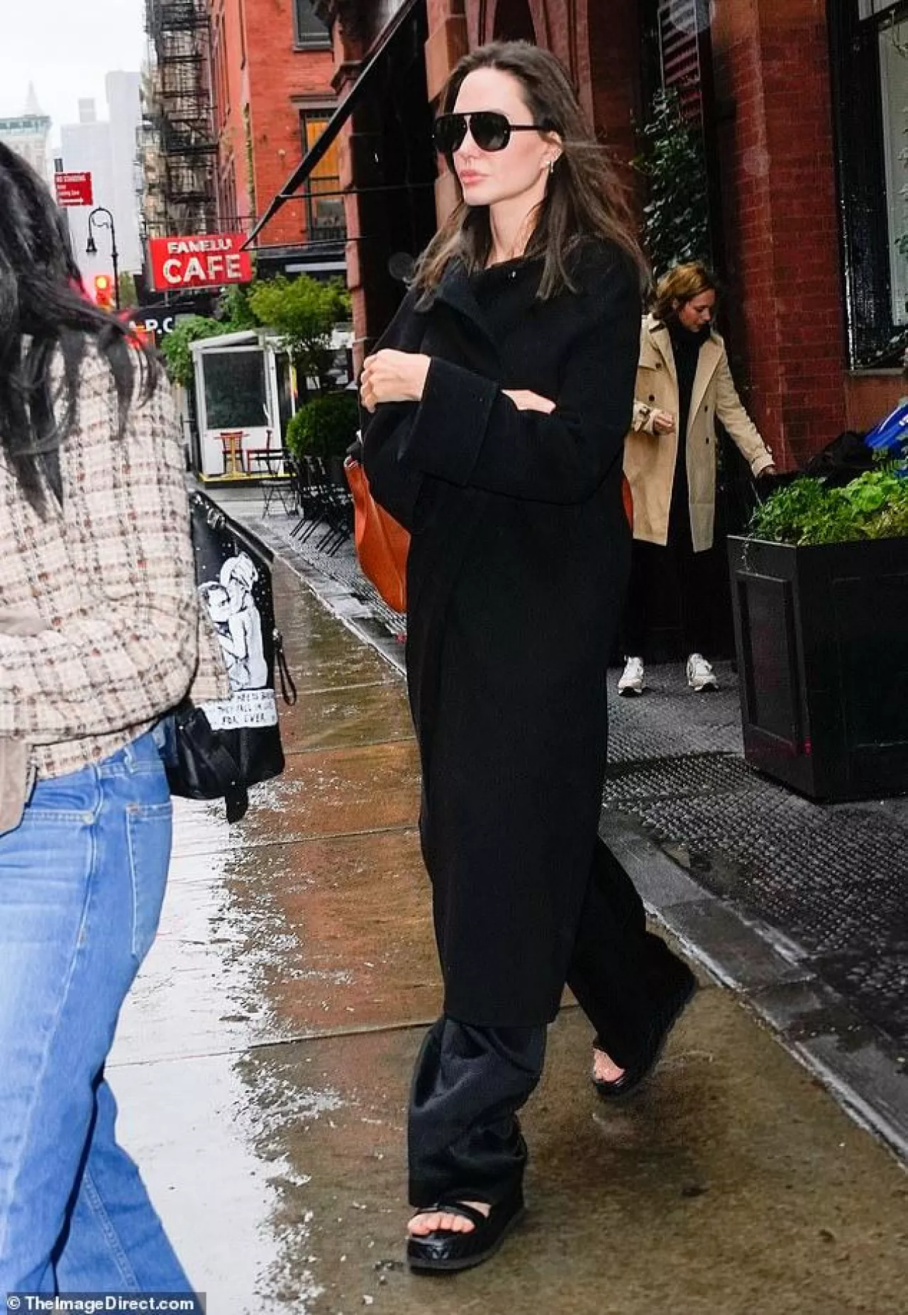 Dior Sunglasses worn by Angelina Jolie on the Streets of New York City ...
