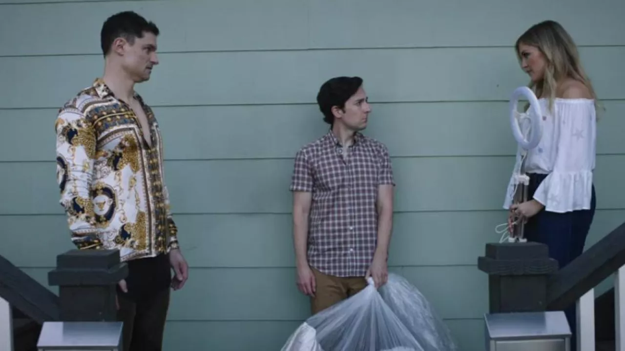 Stars Printed Blouse top worn by Sadie (Jessica Lowe) as seen in ...