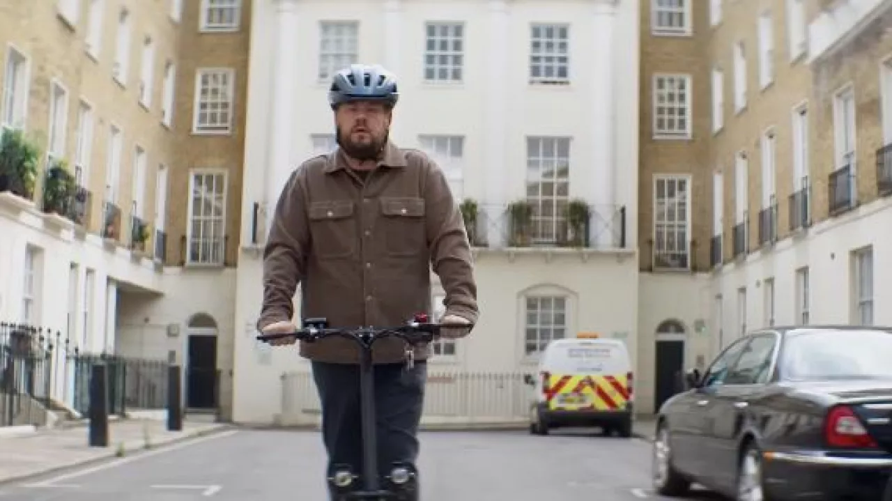 Brown overshirt worn by Jamie Buckingham (James Corden) as seen in ...
