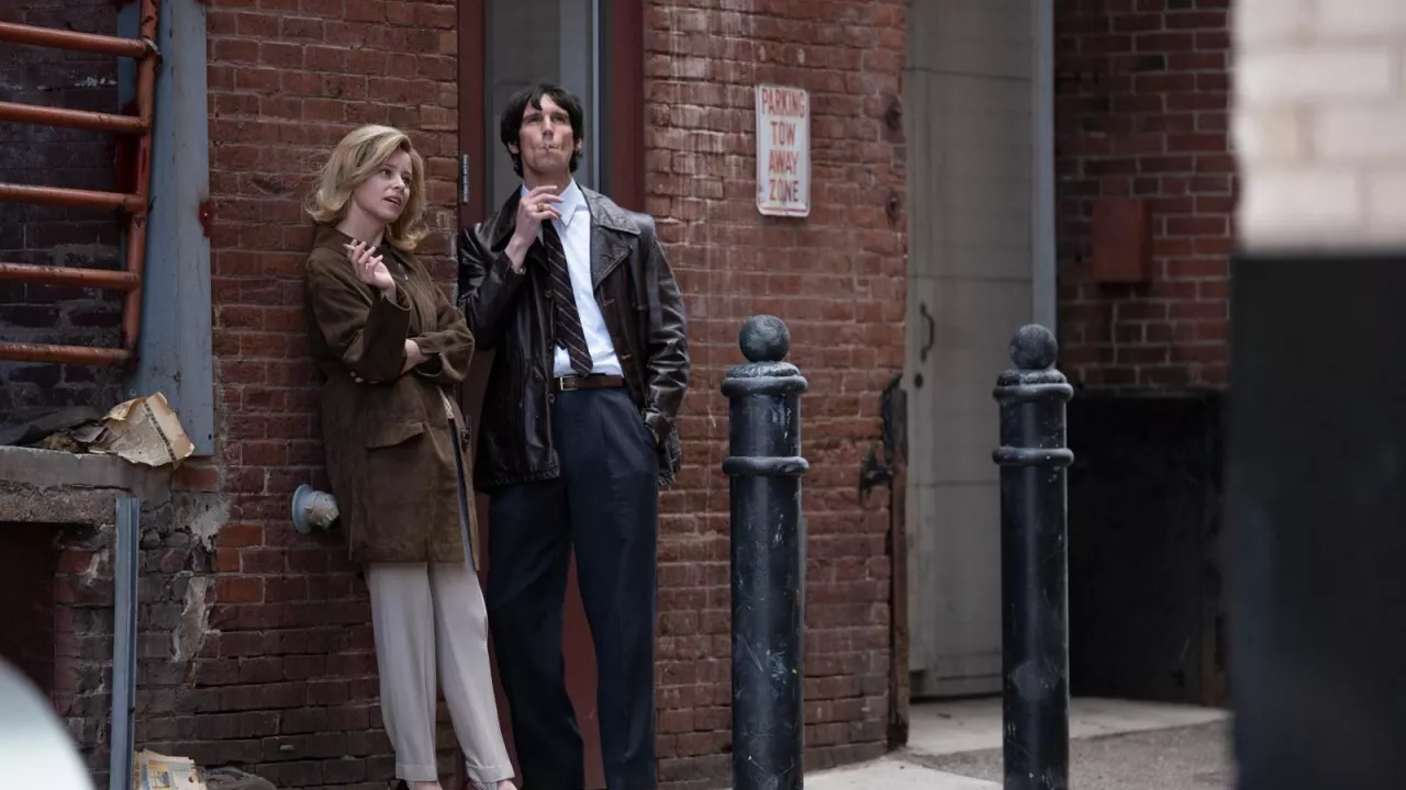 Leather jacket worn by Dean (Cory Michael Smith) as seen in Call Jane ...