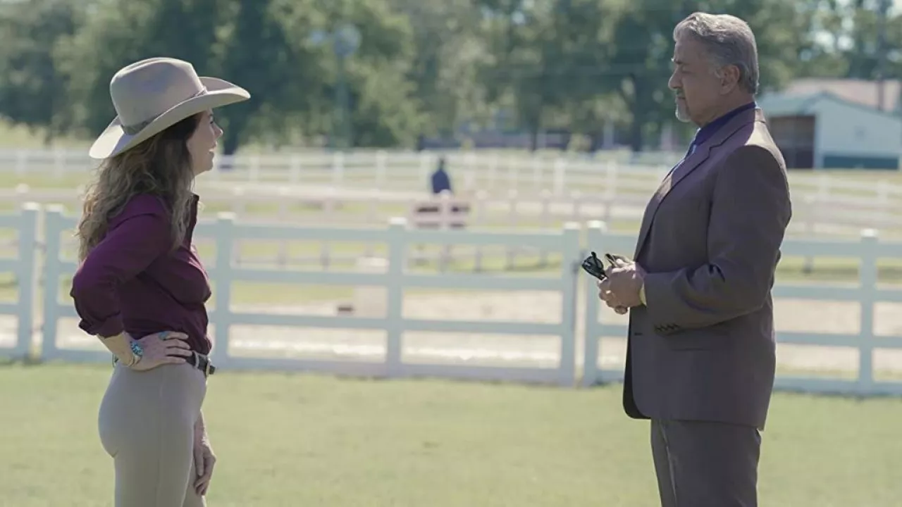 Cowboy hat worn by Margaret (Dana Delany) as seen in Tulsa King (S01E03 ...