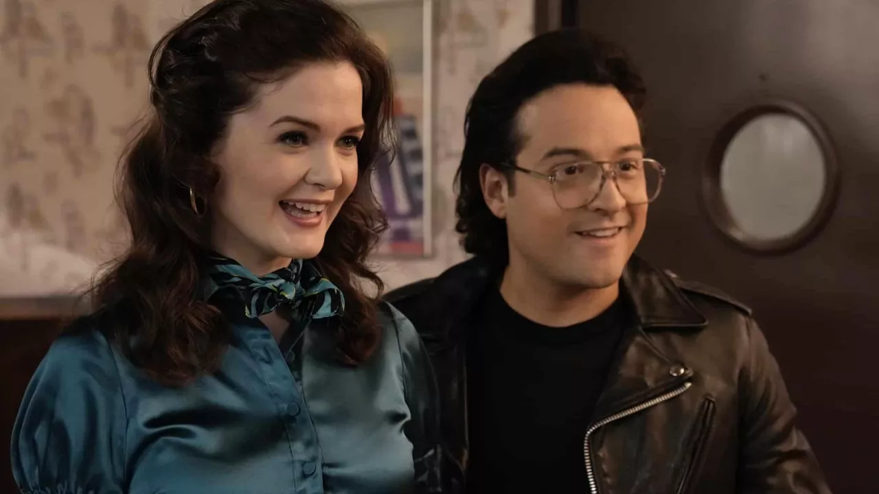 Leather zip jacket worn by Johnny Atkins (Sean Marquette) as seen in ...