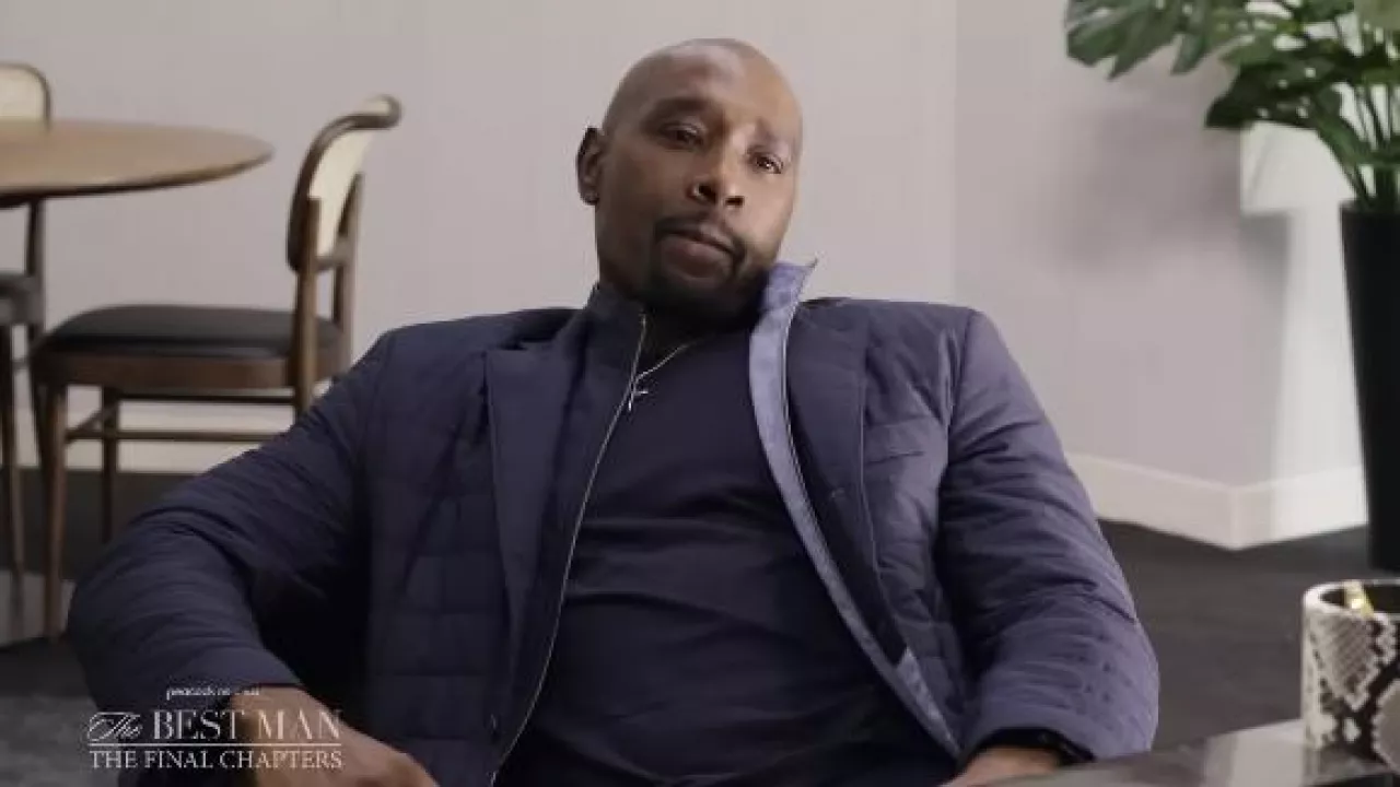 Quilted jacket worn by Lance Sullivan (Morris Chestnut) in The Best Man ...