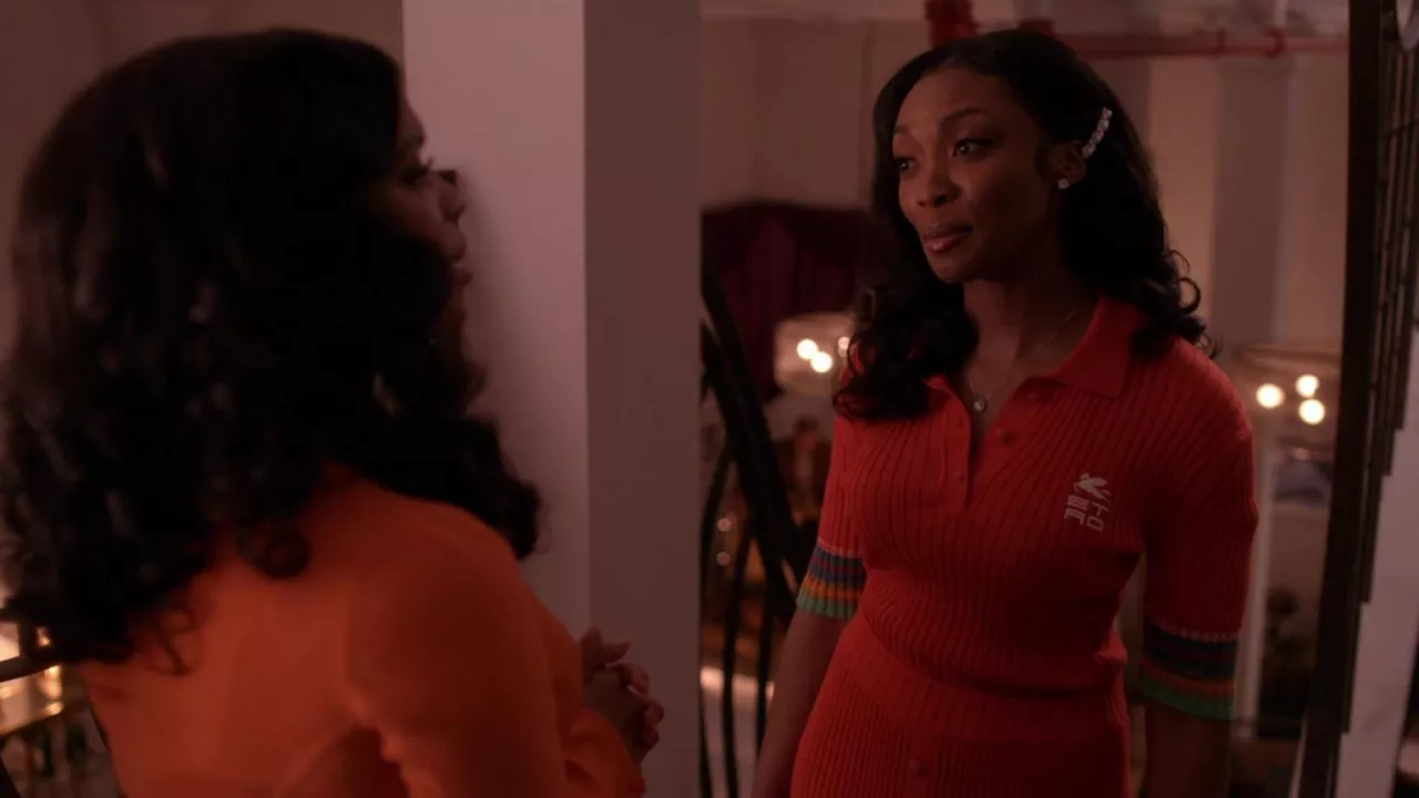 Etro ribbed top and skirt set worn by Jayla Wright (Michelle Mitchenor ...