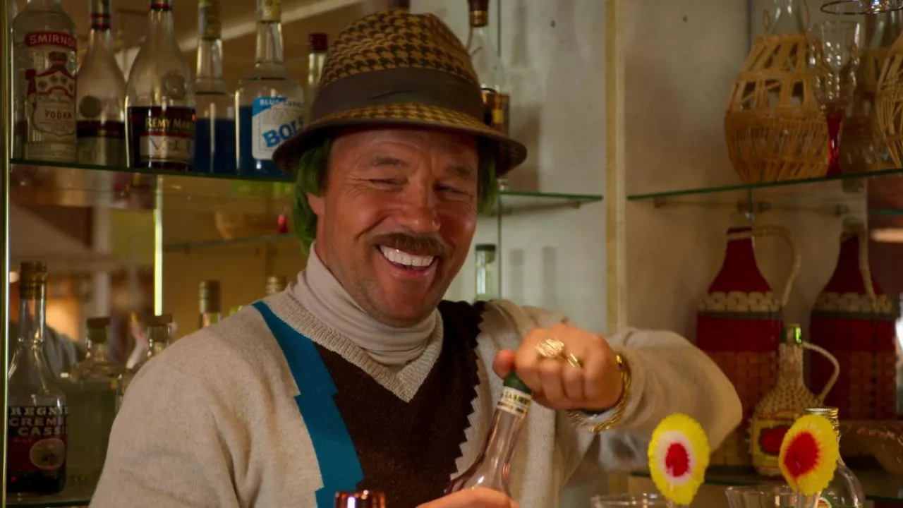 Hat worn by Mr. Wormwood (Stephen Graham) as seen in Roald Dahl's ...