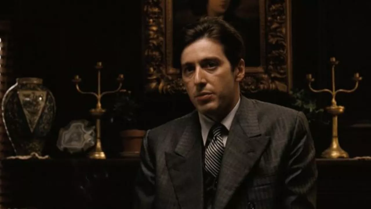 The costume worn by Michael Corleone (Al Pacino) in the movie The ...