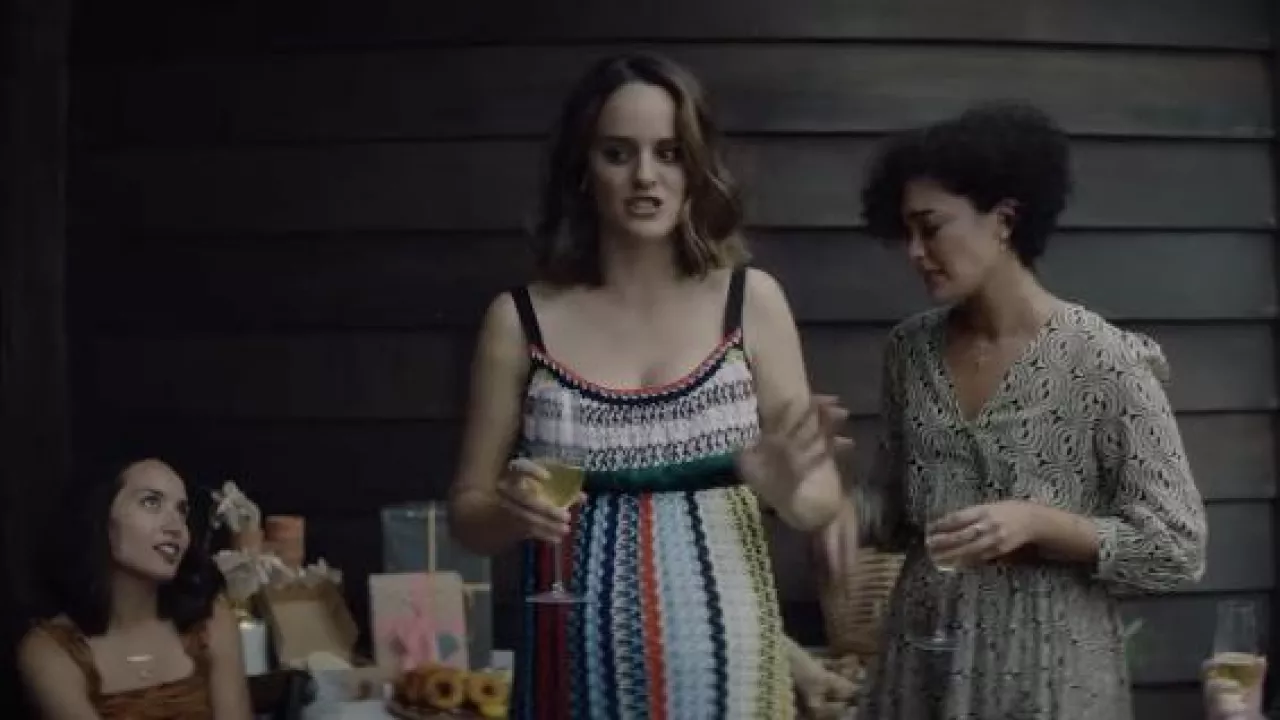 Wedding dress worn by Jo (Noémie Merlant) as seen in Baby Ruby movie ...