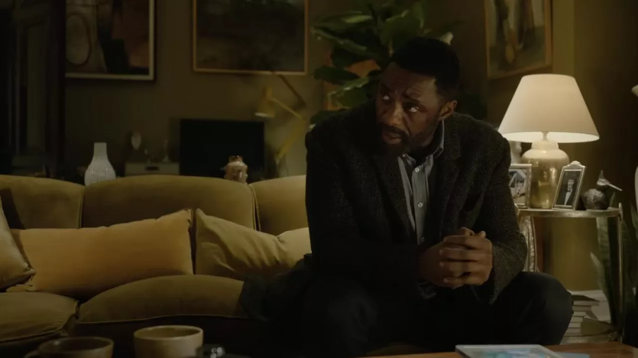 Grey wool coat worn by John Luther (Idris Elba) as seen in Luther: The ...