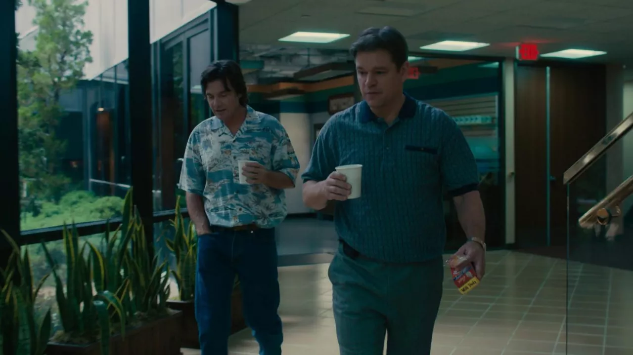 Hawaiian shirt worn by Rob Strasser (Jason Bateman) as seen in Air ...