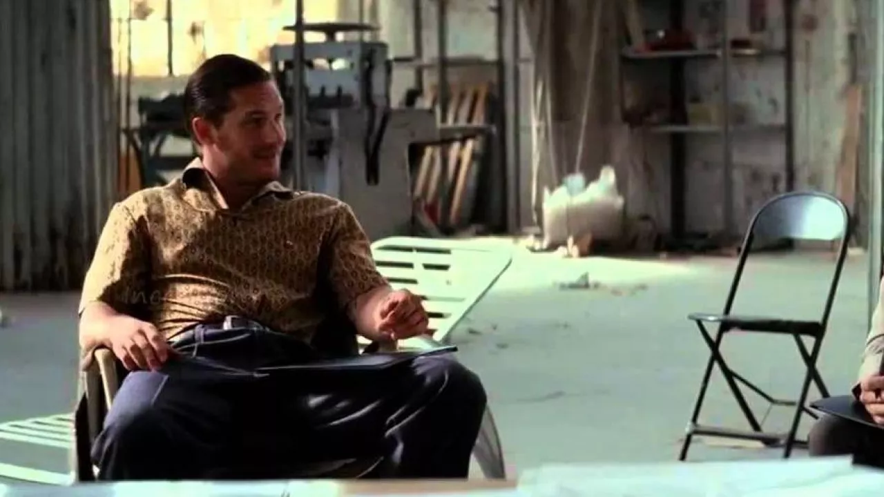 Yellow Diamond Pattern Revere Polo Shirt with Horizontal Placket worn ...