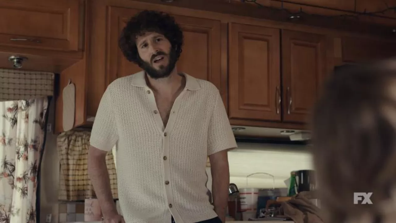 Knitted polo worn by Dave (Lil Dicky) as seen in DAVE TV show wardrobe ...