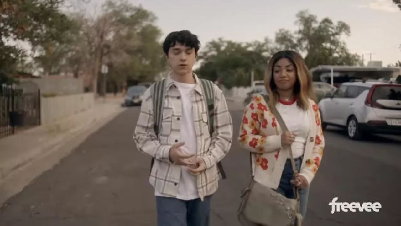 Floral print cardigan worn by Mya (Stakiah Lynn Washington) as seen in ...