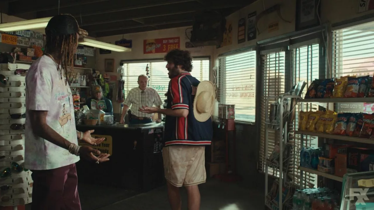 Shorts worn by Dave (Lil Dicky) as seen in DAVE TV show outfits (S03E01 ...