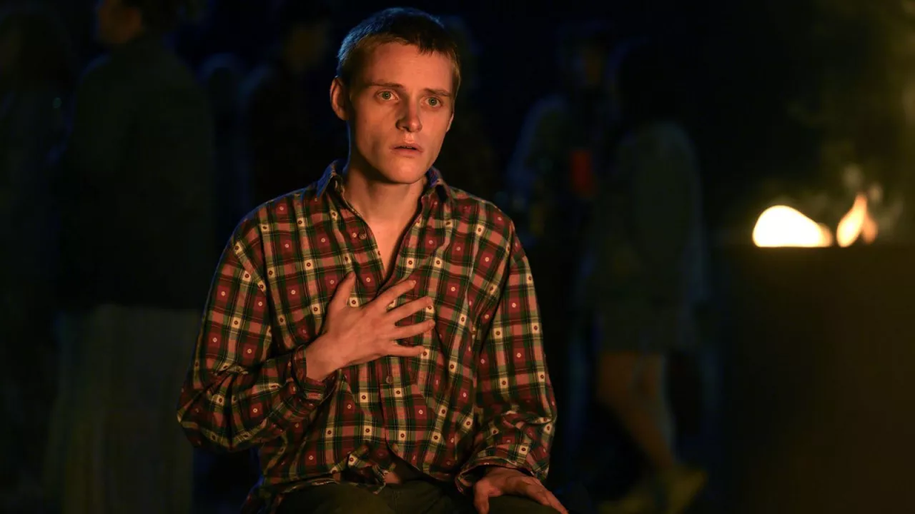 Plaid shirt worn by Danny (Lewis Gribben) as seen in Somewhere Boy TV ...