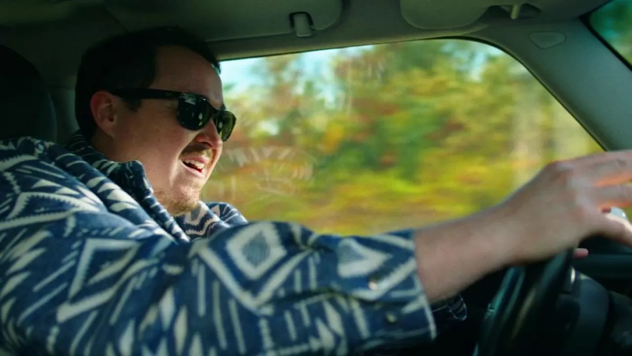 Ray-Ban Black Sunglasses worn by Gilly (Shane Gillis) as seen in Bupkis ...