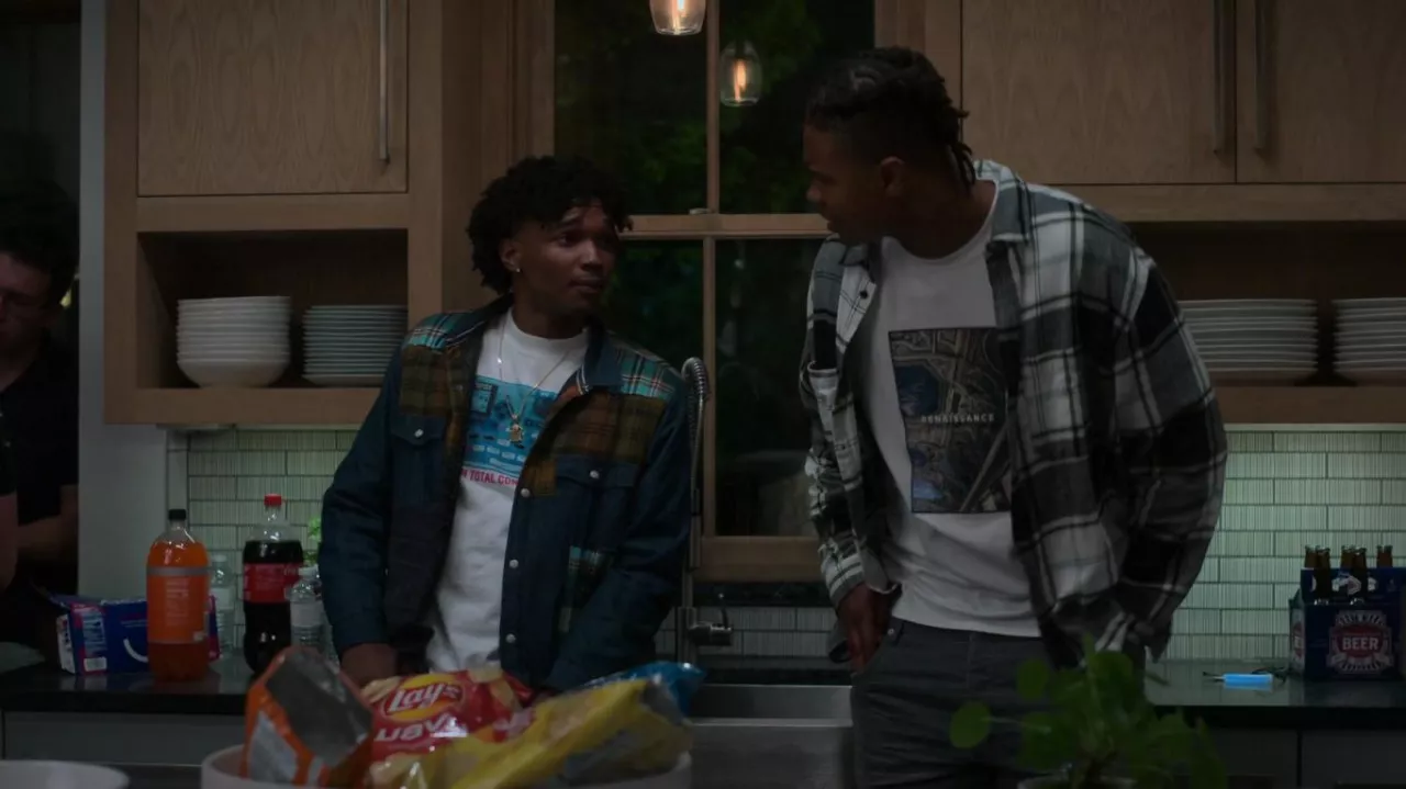 Plaid jacket worn by Jace Carson (Isaiah R. Hill) as seen in Swagger ...