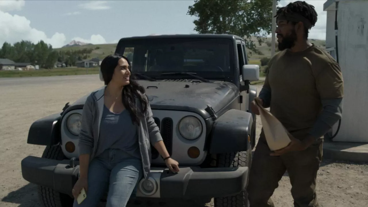 Olive green tee worn by Nate Romanowski (Mustafa Speaks) as seen in Joe ...