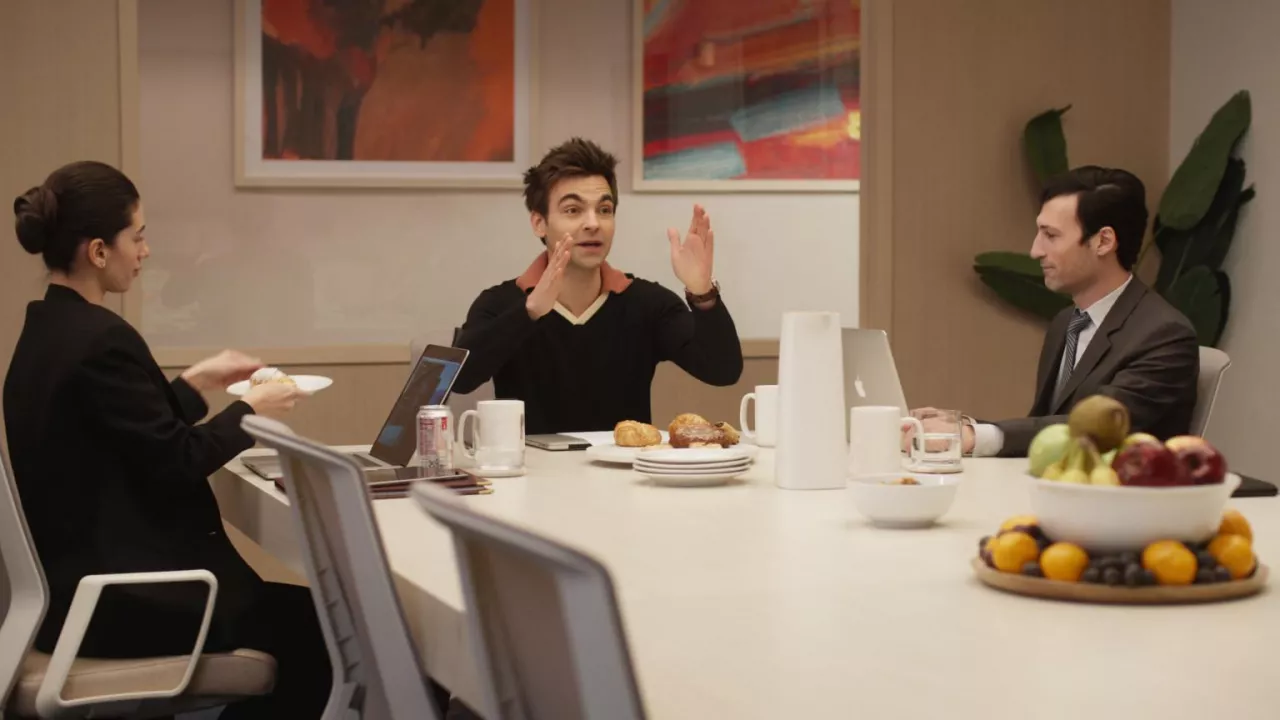 Black polo shirt worn by Cary Dubek (Drew Tarver) as seen in The Other ...