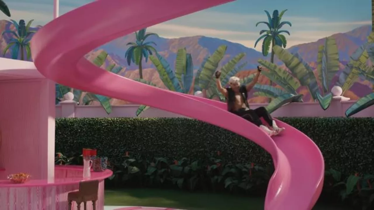 Adidas White Hi Top sneakers of Ken (Ryan Gosling) as seen in Barbie ...