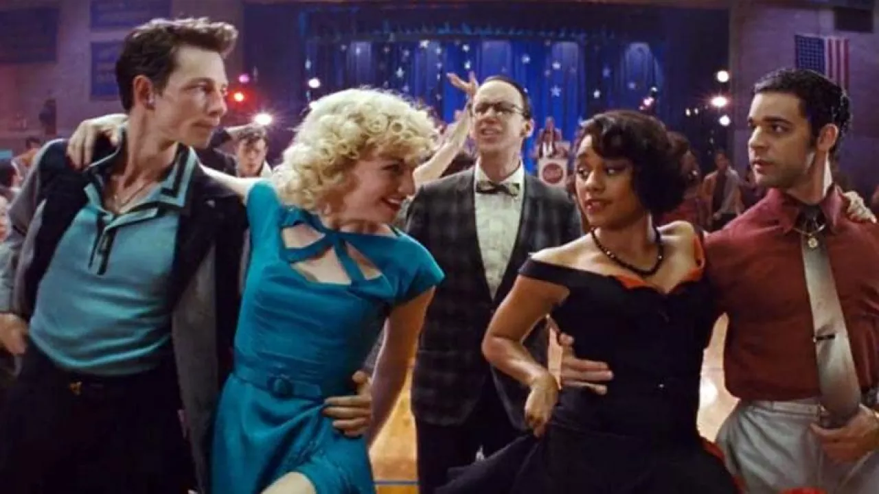 Blue Polo Shirt worn by Riff (Mike Faist) in West Side Story movie ...