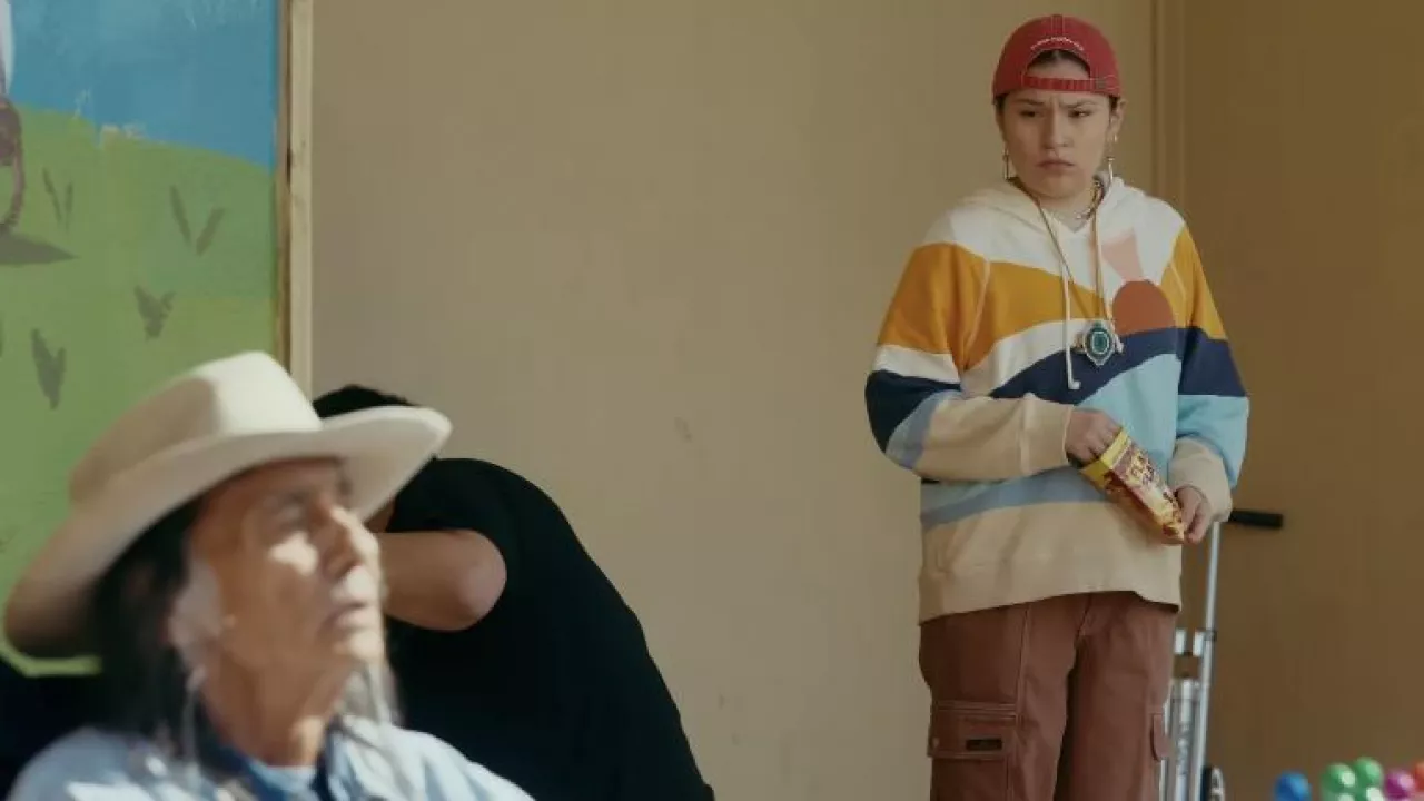 Printed hoodie worn by Willie Jack (Paulina Alexis) as seen in ...