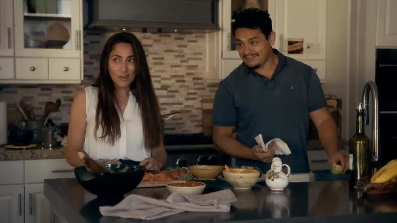 Polo shirt worn by Tim (Jesse Garcia) as seen in What Comes Around ...