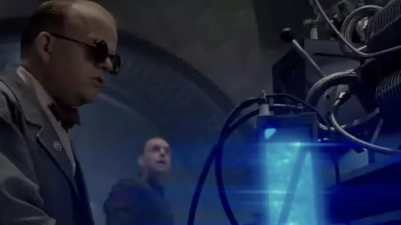 Tesseract battery used by Dr. Arnim Zola (Toby Jones) in Captain ...