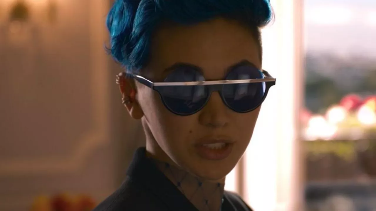 The earrings worn by Bugs (Jessica Henwick) in the movie Matrix ...