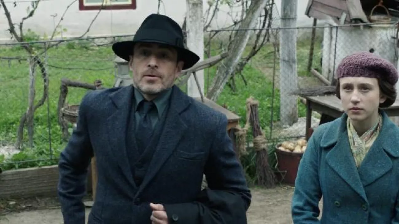 The jacket worn by Father Burke (Demián Bichir) in the film The Nun ...