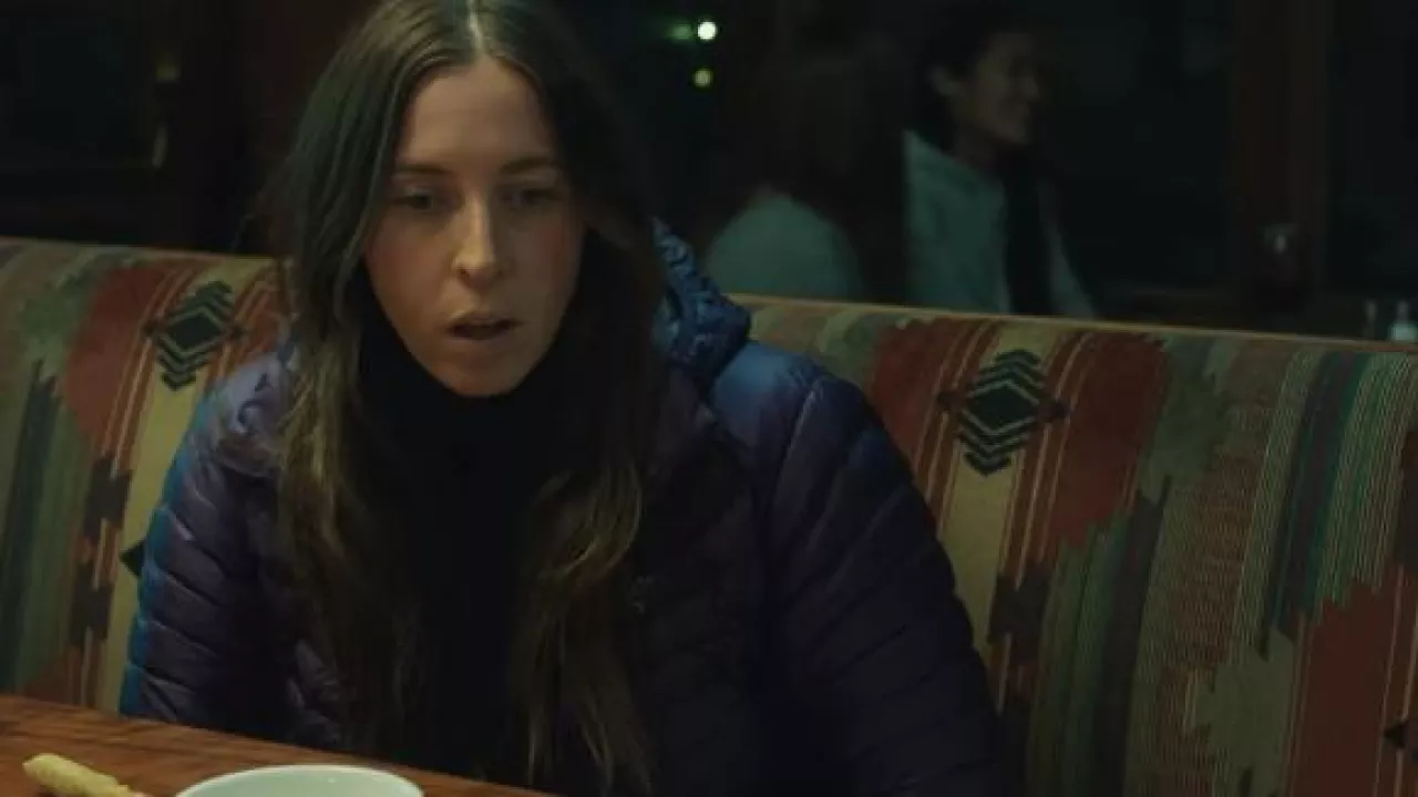 Down jacket worn by Cleo Brown (Katie Burrell) as seen in Weak Layers ...