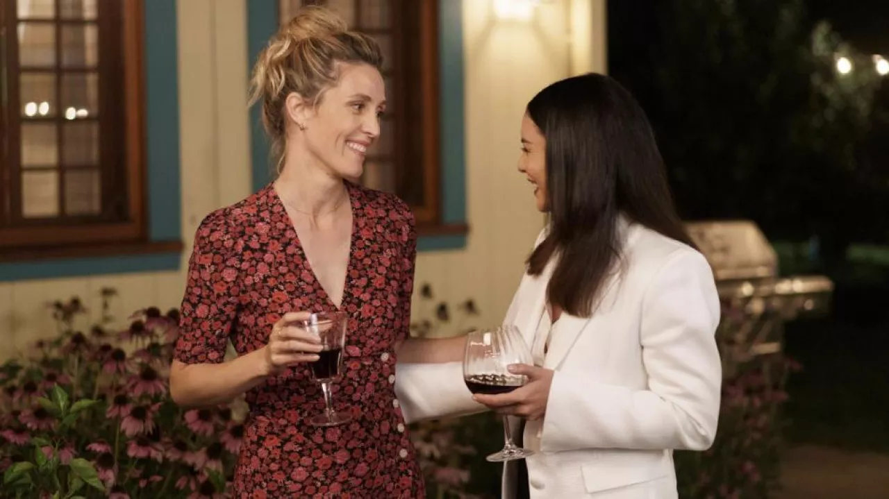 White Blazer Jacket worn by Ruby Collins (Vanessa Hudgens) as seen in French Girl movie | Spotern