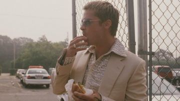 Rusty Ryan (played by Brad Pitt) outfits on Ocean's Eleven