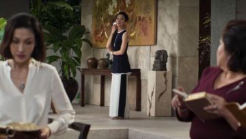 Eleanor Young (played by Michelle Yeoh) outfits on Crazy Rich Asians
