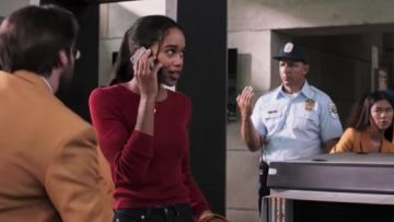 Liz (played by Laura Harrier) outfits on Spider-Man: Homecoming