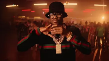 Meek Mill - Monster (Official Video): Clothes, Outfits, Brands, Style ...