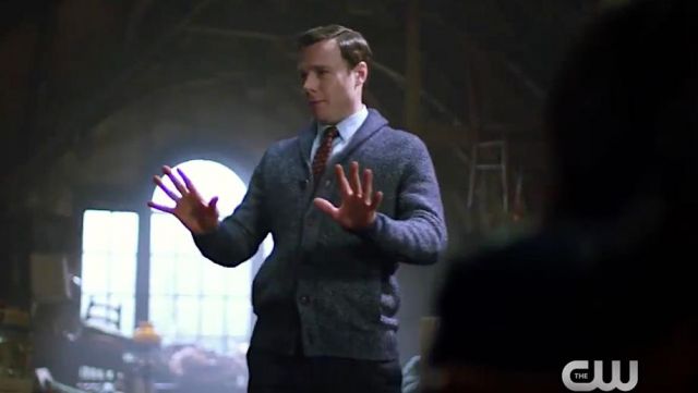 the sweater worn by Harry Greenwood (Rupert Evans), the sisters ...