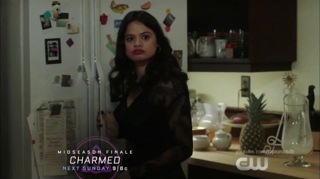 Lace dress worn by Mel Vera (Melonie Diaz) in Charmed S01E09 | Spotern