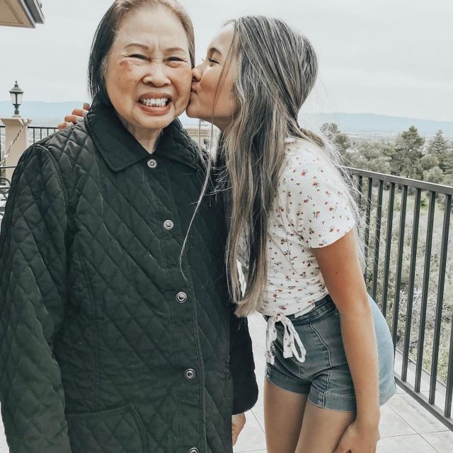 Denim Short worn by Caroline Manning on her Instagram account ...