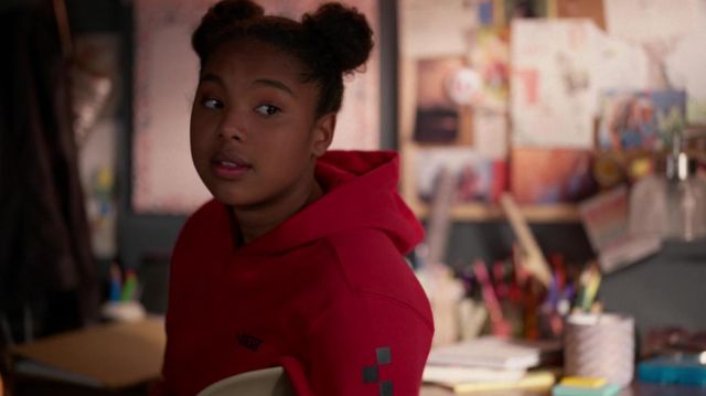 Vans Hoodie worn by Angelica ‘Angie’ Porter-Kennard (Jordan Hull) as ...