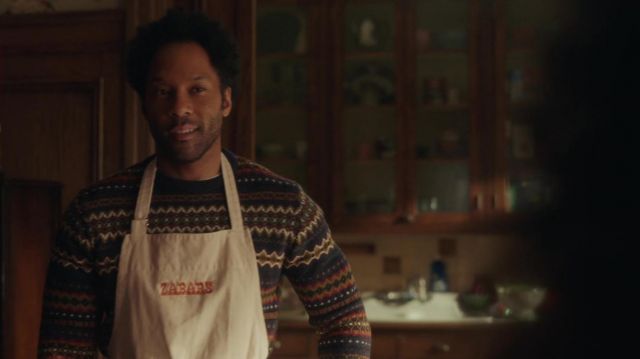 Printed sweater worn by Nick Lott (Johnathan Fernandez) as seen in ...
