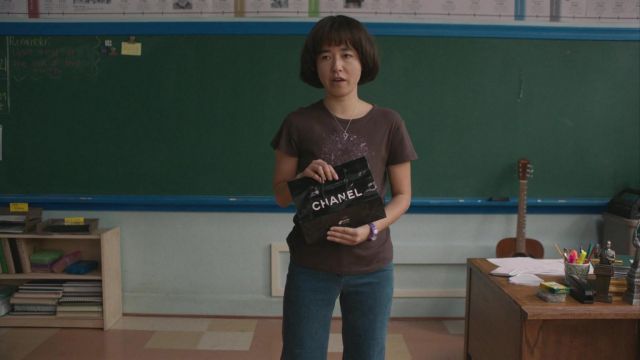 Brown short sleeve tee worn by Maya Ishii-Peters (Maya Erskine) as seen ...